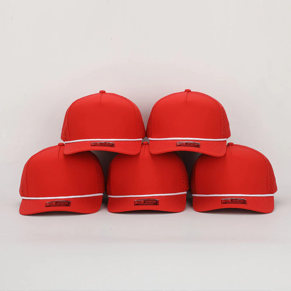Custom 5 Panel Rope Snapback Hat – 1010 Adjustable Waterproof Cap ...